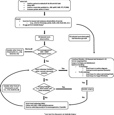 Acute Invasive Fungal Sinusitis Surgical Management Algorithm Download Scientific Diagram