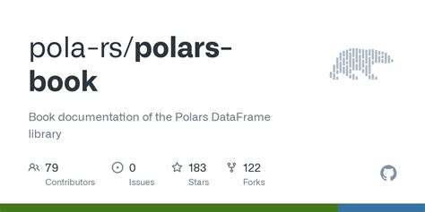 Github Pola Rs Polars Book Book Documentation Of The Polars Dataframe Library