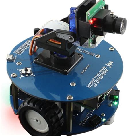 Demonstration Kit Simple Wheeled Robot With Raspberry Pi And A Camera