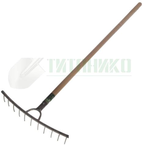 Титановые грабли садовые - Грабли из титана для сена