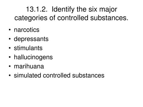 PPT 13 Health And Safety Code Controlled Substances Act 8 Hrs PowerPoint Presentation