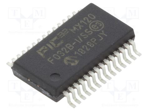 Pic32mx120f032b Iss Microchip Technology Ic Pic Microcontroller 32kb 23÷36vdc Smd
