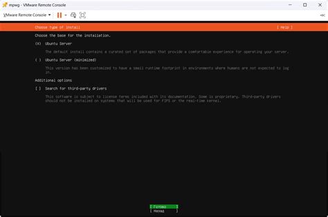 Установка Ubuntu Server 2204 Lts на виртуальную машину Vmware Esxi 67