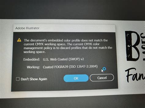The Embedded Color Profile Does Not Match The Curr Adobe Community