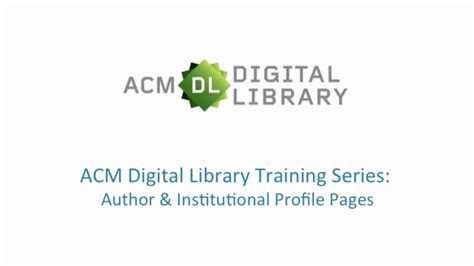 Tutorial ACM Digital Library - Biblioteca Universidad Finis Terrae - YouTube