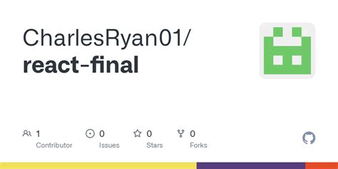 Github Charlesryan01react Final