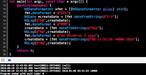 Objective C NSDateFormatter Always Return Nil When I Formated Week Or Month Why Stack Overflow