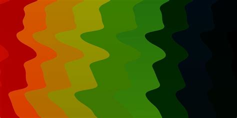 Dark Multicolor Vector Background With Bent Lines 7936984 Vector Art At Vecteezy