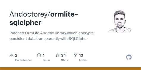 Github Andoctoreyormlite Sqlcipher Patched Ormlite Android Library