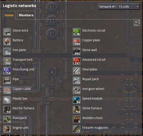 Pressing L Now Brings Up A Logistic Network Overview Window R Factorio