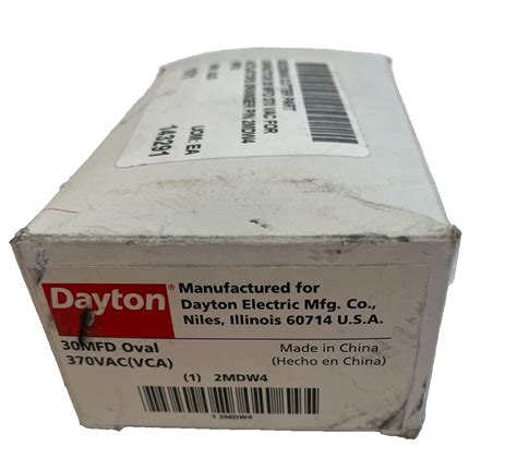 NEW DAYTON MDW CAPACITOR VAC HZ SB Industrial Supply Inc