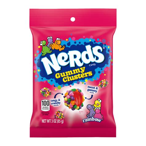 Nerds Gummy Clusters Rainbow 85g