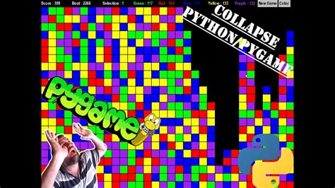 Collapse Demo And Intro Python Pygame Module Programming Beginners