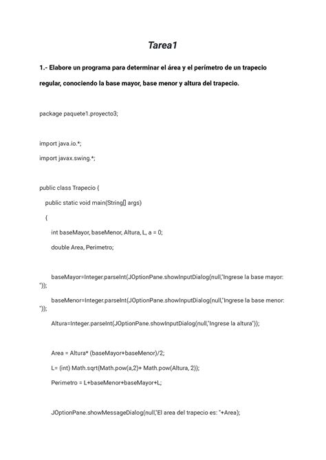 SOLUTION Ejercicios En Java Resueltos Studypool
