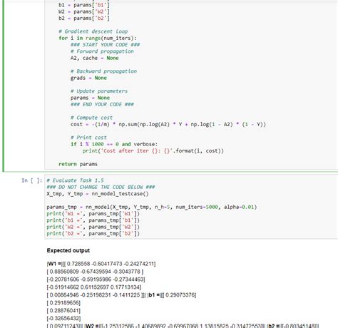 Solved Integrate init_params, forward_prop, backward_prop | Chegg.com