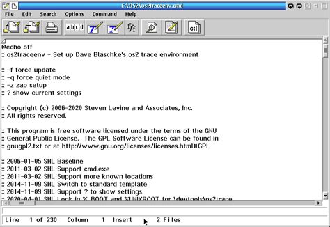 os2traceenv ecsoft 2