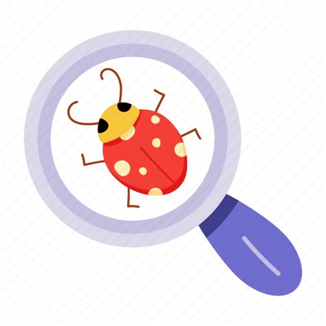 Find Bug Bug Scanning Bug Fixing Find Virus Search Bug Icon
