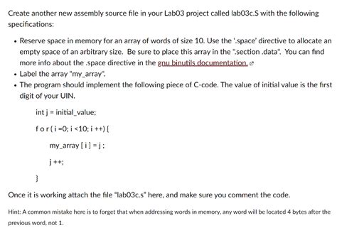 Create Another New Assembly Source File In Your Labo3