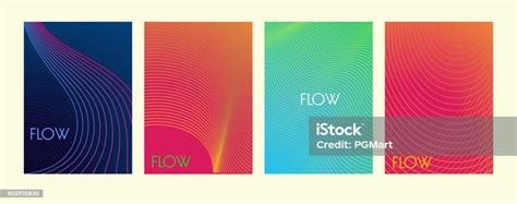 컬러 라인 배경을 추상화 합니다 미니 멀 벡터 디자인을 다루고 있습니다 카드 웹사이트 벽지 프레 젠 테이 션에 대 한 요소입니다 추상적인 배경에 대한 스톡 벡터 아트 및