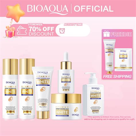 Bioaoua Vitamin C Whitening Brightening Facial Moisturizing Skin Care