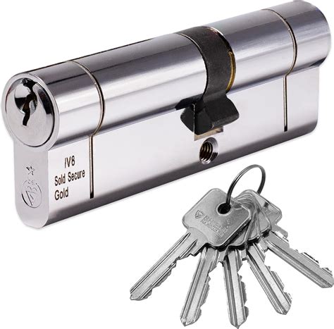 Euro Cylinder Door Lock Chrome Bsi Ts007 Sold Secure Gold Anti Snap