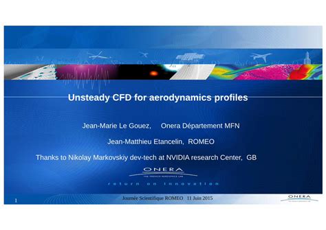 Pdf Unsteady Cfd For Aerodynamics Profiles Dokumentips