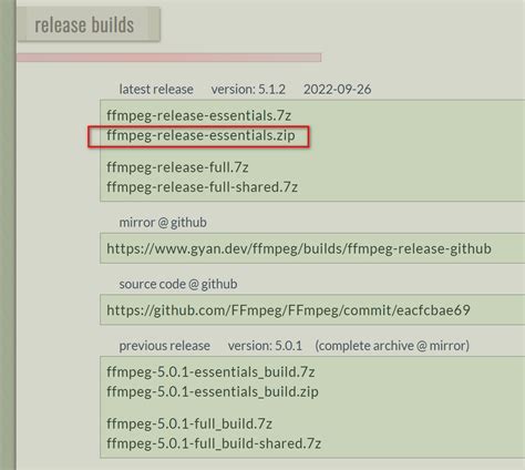 汎用説明記事 ffmpegの導入とパスの通し方 YTPMV info