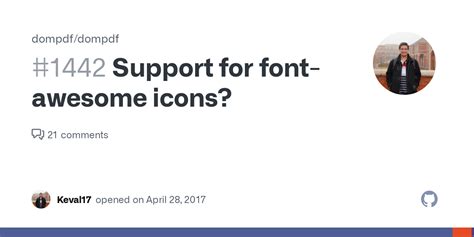 Support For Font Awesome Icons · Issue 1442 · Dompdfdompdf · Github