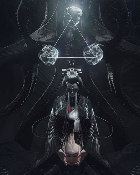 Artstation The Three Body Problem Human Shaped Sophon