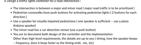 Solved The Intersection Is Between A Major And Minor Road