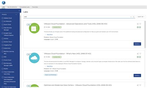announcing the exciting new user interface for vmware hands on labs