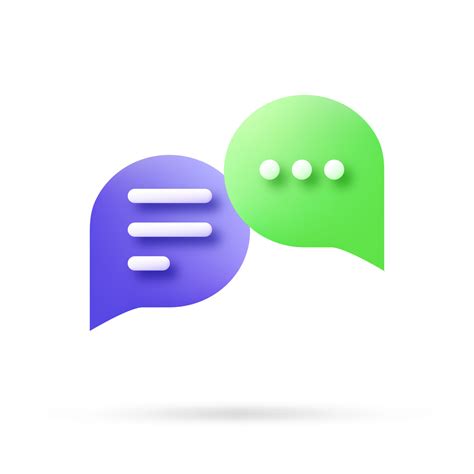Speech Bubble 3d Icon Vector Illustration Communication Dialog Bubble 22812133 Vector Art At