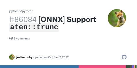 Onnx Support `atentrunc` · Issue 86084 · Pytorchpytorch · Github