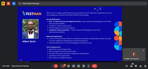 festman learning hub on linkedin cybersecurity