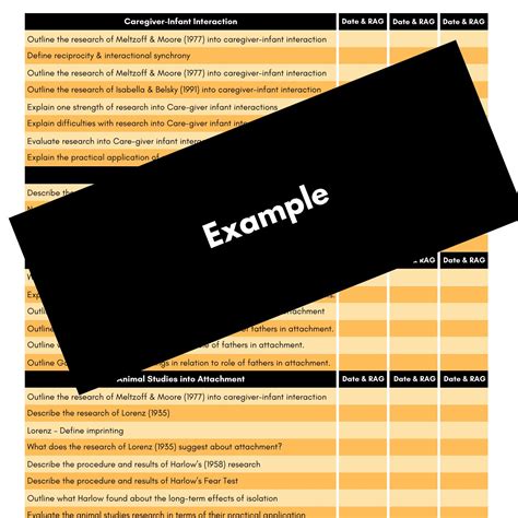 Approaches Revision Tracker