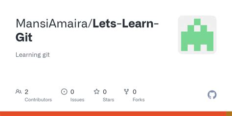 Github Mansiamairalets Learn Git Learning Git