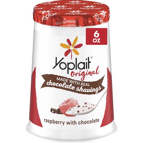 Yoplait Original Single Serve Raspberry With Chocolate Yogurt