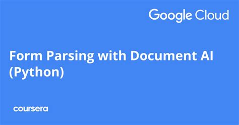 Form Parsing With Document AI Python