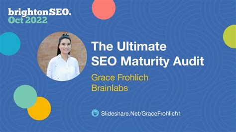 the ultimate maturity audit brighton seo pdf