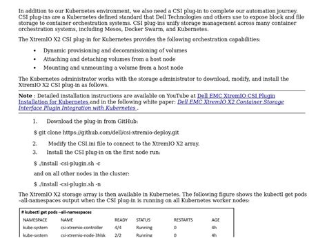 Step 2 Install The Xtremio X2 Csi Plug In Sql Server 2019 Containers On Linux Dell