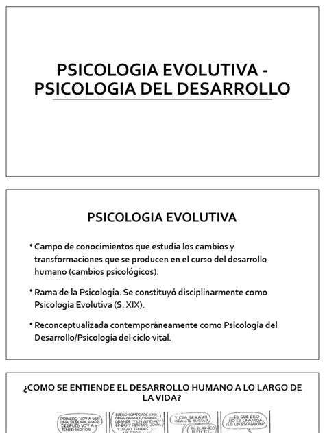 Psicologia Evolutiva Psicologia Del Desarrollo 131069723669 Pdf
