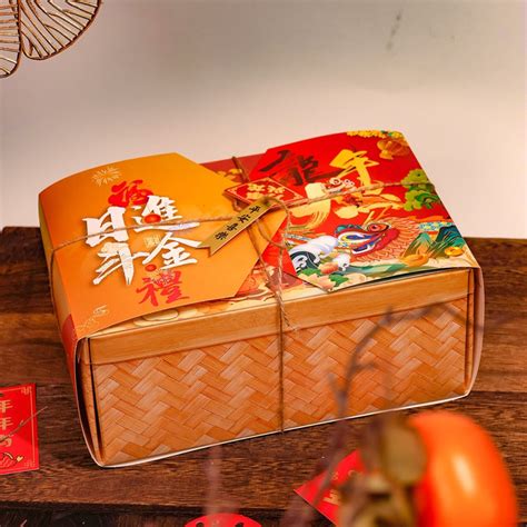 New Year Box Packaging Box 新年包装礼盒/NEW YEAR CONTAINER BOX/新年罐子包装/竹篮盒 ...
