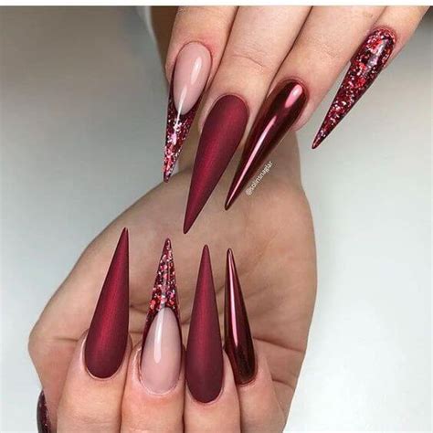 21 Most Enticing Red Stiletto Nails Of This Year That Ladies Must Wear