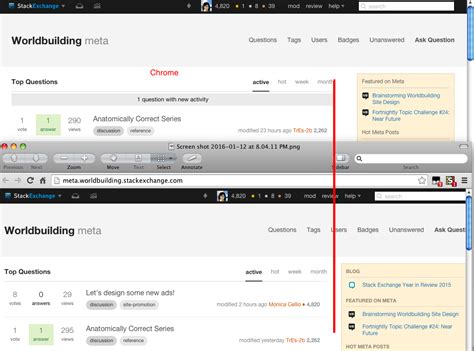 Wider Sidebar Appears To Have Narrowed My Main Content Area In Chrome