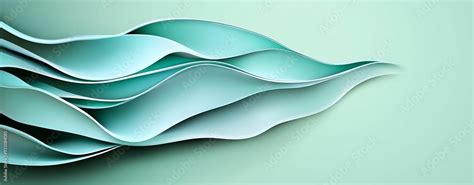 Abstract Wave Patterns With Warm Light Gradient Soft Ripples Top View Isolated On A Pastel
