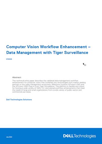 Computer Vision Workflow Enhancement Data Management With Tiger