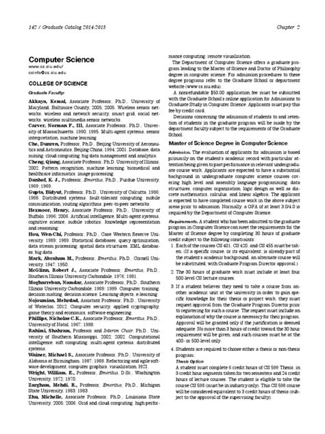 Computer Science Ms Pdf Thesis Postgraduate Education