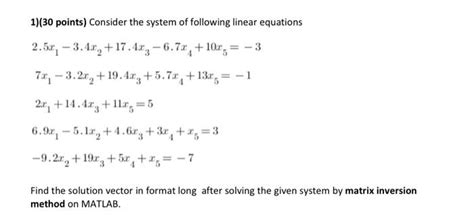 solved 1 30 points consider the system of following