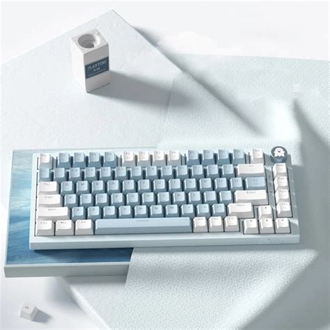 Hot Swap Custom Mechanical Keyboard 81 Key Gaming Keyboard With Clear Backlight 70 Percent
