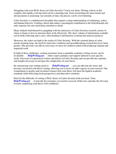 Phd Thesis Cyber Security Pdf